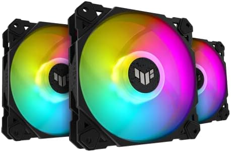 ASUS TUF Gaming TF120 ARGB Chassis Fan 3Pin Customizable LEDs Blade ...