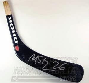 Autographed Martin St. Louis Hockey Stick - Black Blade - Autographed ...