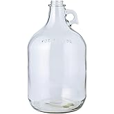 Amazon.com: Dicunoy 1 Gallon Glass Jugs, 128 OZ Large Fermenting Jug ...