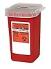 Global Sharps Container Biohazard Needle Disposal Container - 1 Quart ...