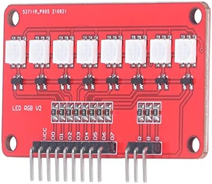 Water Flow Light Module, 3 Primary Colors ABS 8 LED SCM Lamp Board PCB ...