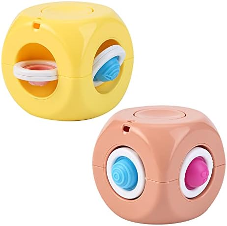 menoha Stress Anxiety Pressure Relieving gyro Cube , Silicone Bubble ...