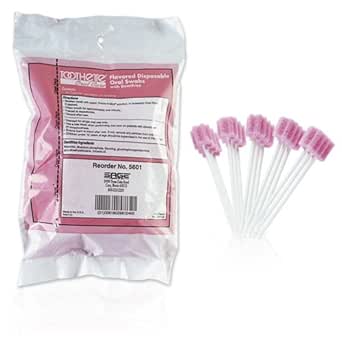 Amazon.com: Toothette® Oral Care Swabs with Dentifrice - Each (1 Bag of ...