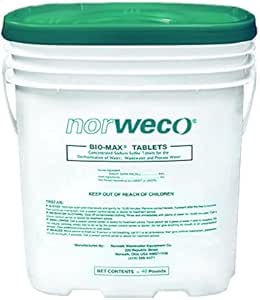 Amazon.com : Norweco Bio-Max Dechlorination Tablets 48lb - 92% Sodium ...