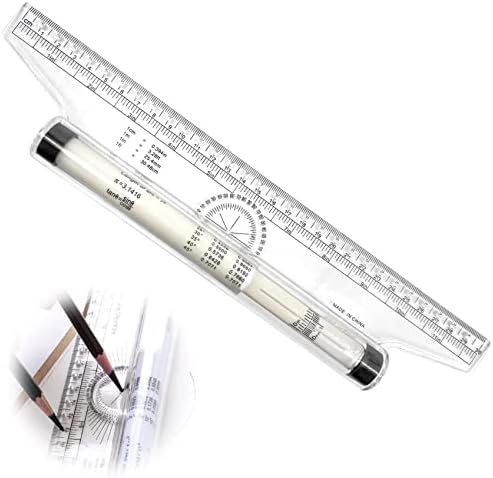 MAKINGTEC Measuring Rolling Ruler, Plastic Multifunctional Drawing ...