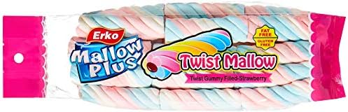 Erko Twist Mallow with Gummy Filling, 180 gm, large price in UAE ...