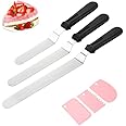 Amazon.com: DeBage 6 Pack Set Cake Icing Spatulas and Cake Smoother ...