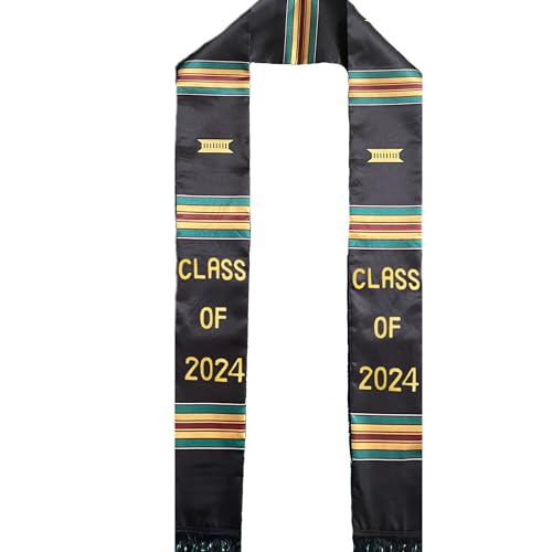 Custom Graduation Stole. Elegant Satin Sash for Class of 2024 ...