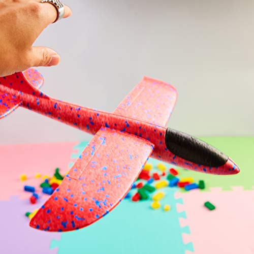 Foam Airplane Toys - 3-Pack Model Foam Plane, Manual Throwing Flying ...
