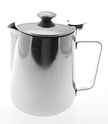 Food Grade Stainless Steel Frothing Pitcher with Lid, Beverage Water ...