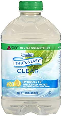 Thick & Easy Hydrolyte Thickened Water 46 oz. Bottle Lemon Flavor Ready ...