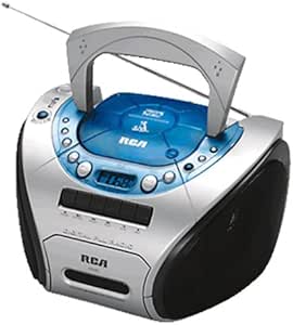 Amazon.com: RCA RCD101 Ultra Compact Boombox (CD and Cassette Player ...