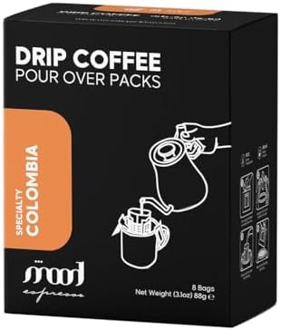 Mood Espresso - Medium Roast Drip Coffee, Specialty Colombia, 8 x 11g Sachets - Made in UAE ...