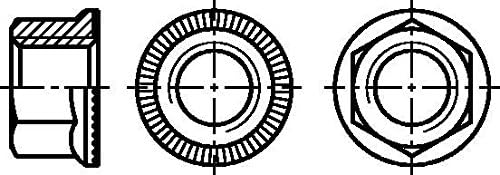 Verbus Ripp-Muttern W 193.1 Kl.10 V-R-M-W M: Amazon.de: Baumarkt