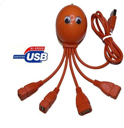 Amazon.com: Octopus 4 Port USB Hub, High Speed, 4-Legged Octopus ...