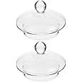 Amazon.com | 2-Pack Clear Glass Teapot Replacement Lids - Teapot ...