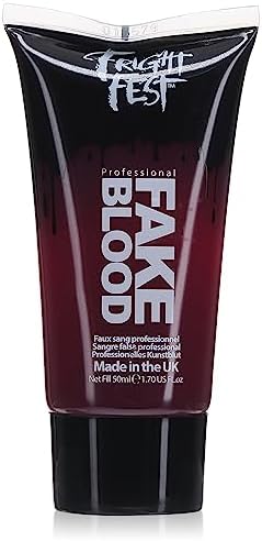 Fake Blood Gel 50ml by Fright Fest Red Fake Blood – SFX makeup looks ...