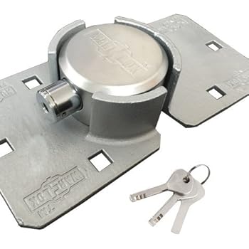 Amazon.com: WAR-LOK Heavy Duty Puck Lock and Hasp: Automotive
