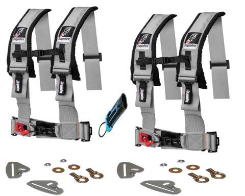 Set of 2 Dragonfire Racing 4-Point 3″ H-Style Harness With Sternum Clip ...