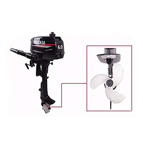 HANGKAI 6HP 2 Stroke Heavy Duty Outboard Motor Boat Engine with Water Cooling System | Pricepulse
