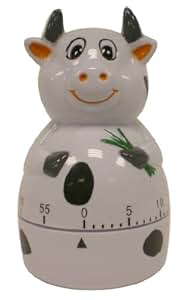 Amazon.com: Global Decor Cow Kitchen Timer: Cow Decor For Kitchen ...