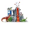 Schleich Dinosaur Toy Volcano Playset - Base Camp Kids Toy with LED ...