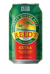 Amazon.com : Reed's, Extra Ginger Beer, Great Tasting All Natural Craft ...