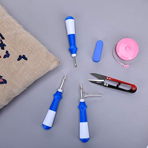 ESHATO 3 Pieces Seam Ripper with One Trimming Scissor, Handy Stitch ...