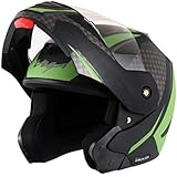 Steelbird SB-41 Oska Classic Flip Up Helmet Full Face Bike Riding ...