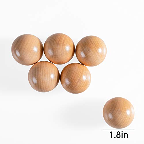 MerryHeart Montessori Natural Wooden Balls, Wooden Ball Toys for ...
