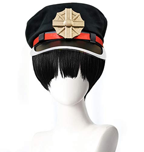 Toilet-Bound Hanako-kun Hat with Wig Cosplay Costume Accessories Badge ...
