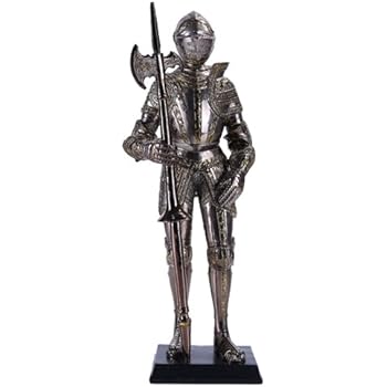 Amazon.com: Pacific Giftware 13" Tall Medieval Knight Statue Figurine ...