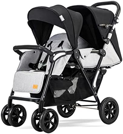 Compact Tandem Double Strollers,Easy Fold Baby Strollers for Twins ...