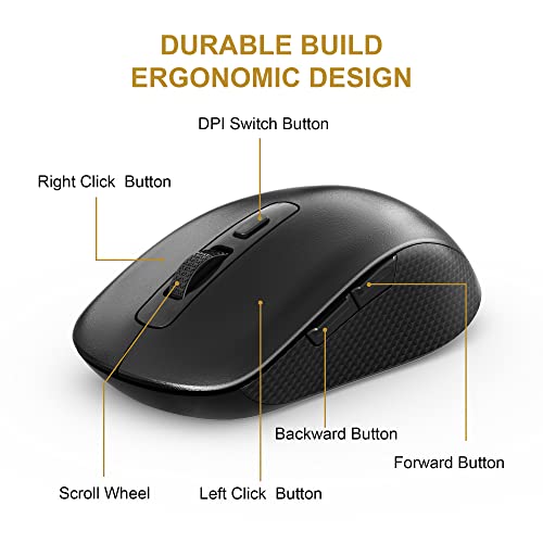 Wireless Numeric Keypad and Mouse Combo, 2.4 GHz Numeric Keypad Numpad ...