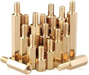 Screw 100Pcs M2 Hex Head Copper Pillars Screw Nut PCB Standoff Spacer ...