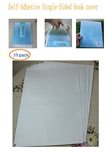 SinLoon Book cover,Clear Matte, Clear Covering,waterproof,Self-Adhesive ...