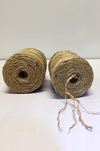 Heavy 4-Strand Jute Burlap Twine String | Pack of 2 | Great for ...