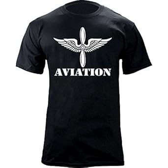 Army Aviation Branch Insignia Winged Propeller Veteran Graphic T-Shirt ...