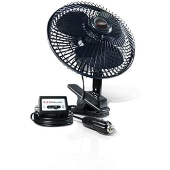 Amazon.com: 12 Volt Chrome RV 12v Fan Metal RV Cab Fan (2 Speed ...