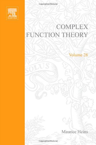 Complex Function Theory by Heins, Maurice, (PDF) | sci-books.com