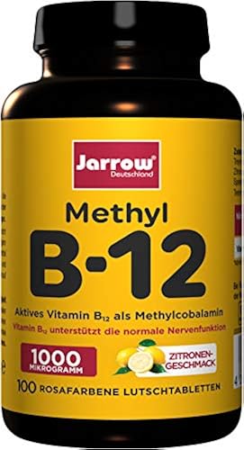 Jarrow Formulas Extra Strength Methyl B-12 1000 mcg - Dietary ...