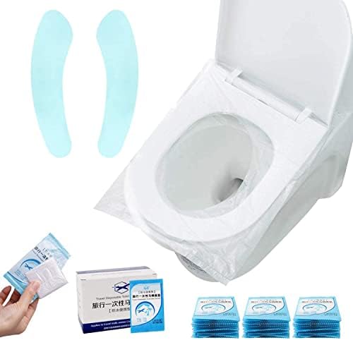 Amzboen 50 Pack Disposable Toilet Seat Covers,Portable Potty Seat ...