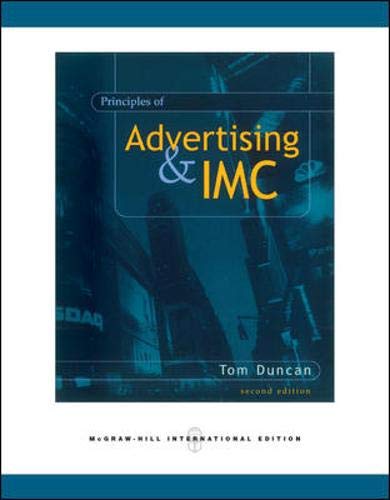 Principles of Advertising and IMC: Tom Duncan: 9780071274623: Amazon ...