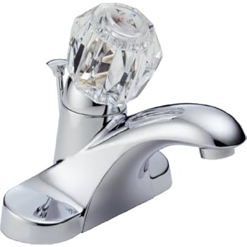 Delta 522-MPU-DST Classic Single Handle Centerset Bathroom Faucet ...