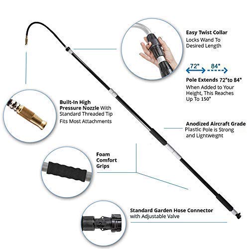 Gutter Cleaning Tool - Roof Retractable Gutter Cleaner, Telescoping ...