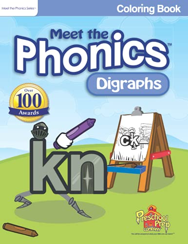 Meet the Phonics - Digraphs - Coloring Book: Kathy Oxley: 0184582000587 ...