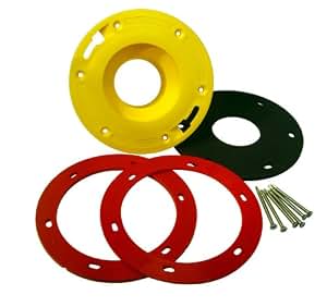 Set-Rite - Toilet Flange Extender Kit (1/4" to 3/8") - Faucet Flanges ...