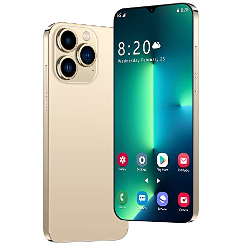 i13 Pro Max 5G Smartphone Android Unlocked, 6.7'' IPS Screen Mobile Phone, 5000mAh Long Battery ...