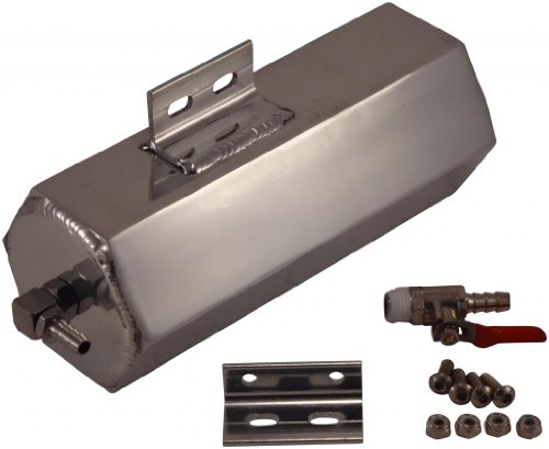 Buy Polished Aluminum Fabricated 3x8 Overflow HEX Coolant Expansion ...