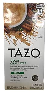 Amazon.com : Tazo Chai Decaffeinated Tea Latte Liquid Concentrated Tea ...